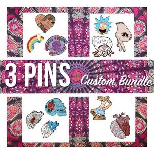 Accessories | 3 Pins Custom Bundle Science Lapel Pins Nwt Nurse | Poshmark